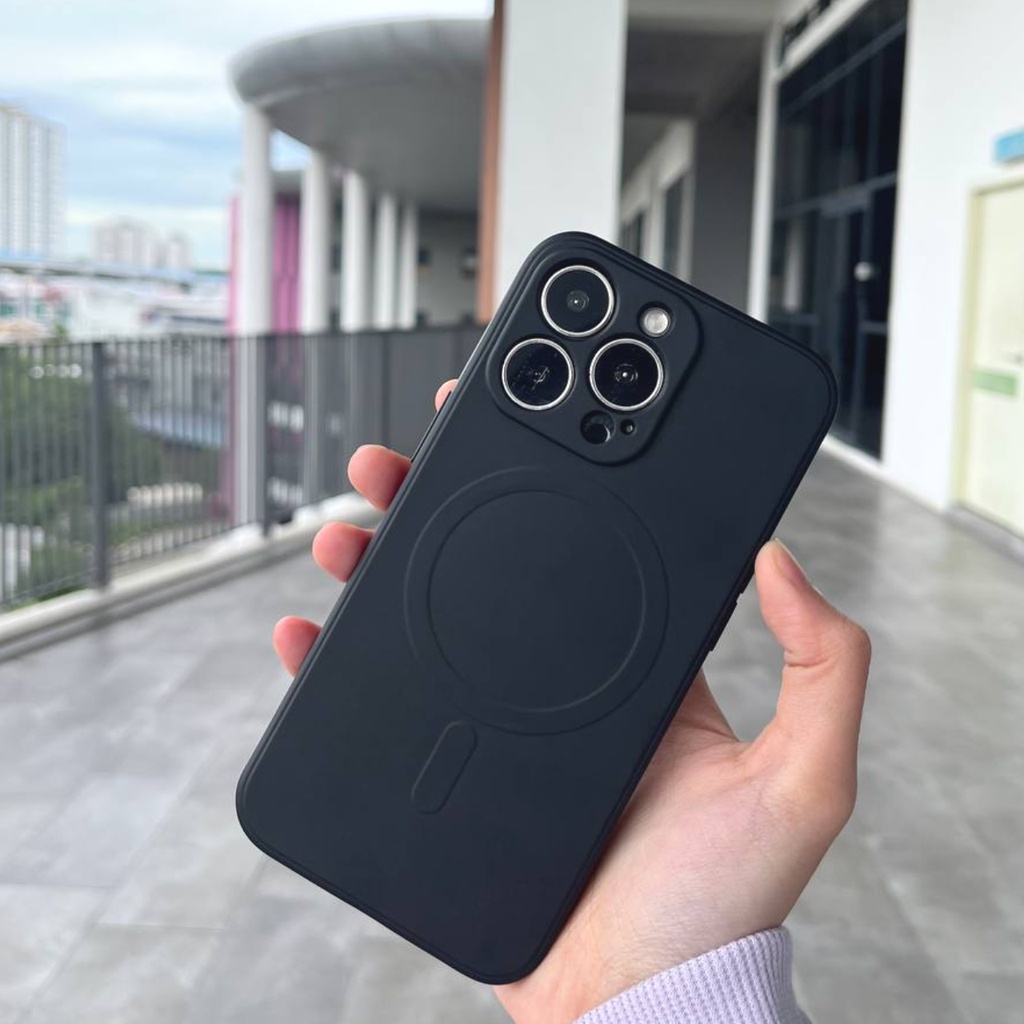 MojoSkins Protective Cover Liquid Silicone Thick Lens Magnetic Wireless ...