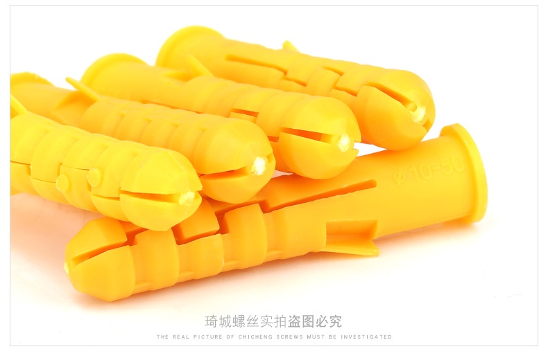 WALL PLUG PLASTIC 6MM PVC SCREW WALLPLUG / PLASTIK DINDING SRKU PAKU ...