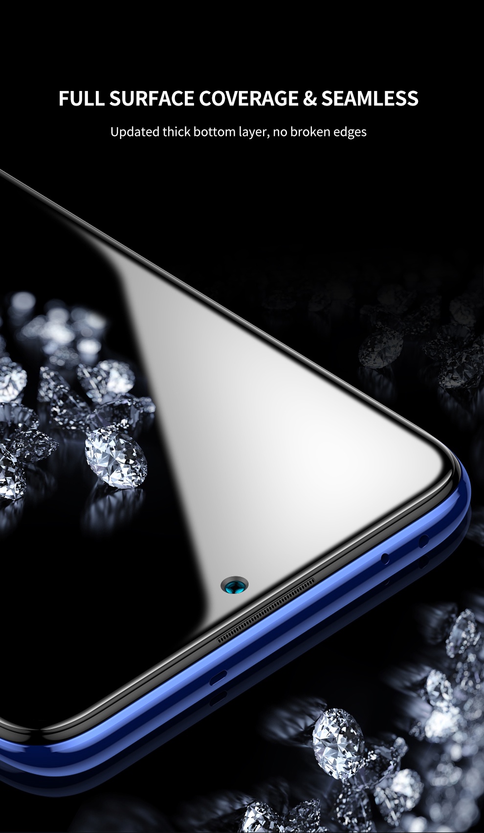 SmartDevil Full Screen Protector For Xiaomi POCO F3/Redmi K40 Pro Plus/K40 Pro/Redmi K40 ...