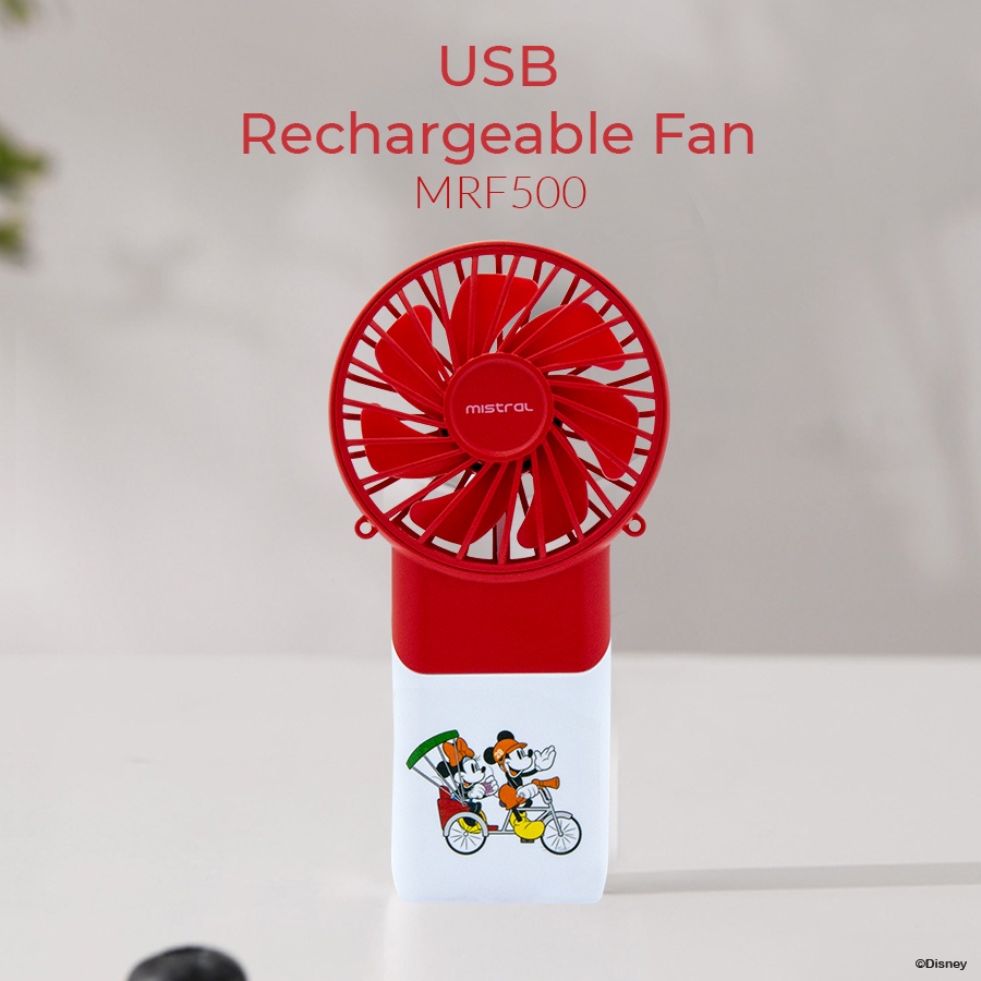 Mistral USB Rechargable Mini Fan MACD35/ MRF500-MM | Shopee Malaysia
