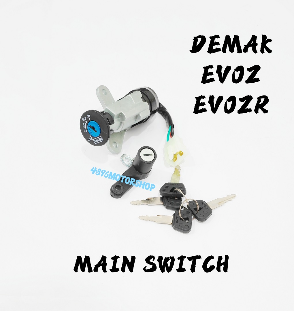 MAIN SWITCH SET DEMAK EVOZ EVOZR EVO Z ZR 110 KUNCI RUMAH SEAT LOCK | Shopee Malaysia