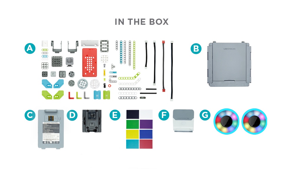 UBTECH Jimu Robot MeeBot 2.0 App-Enabled Building and Coding STEM Robot ...