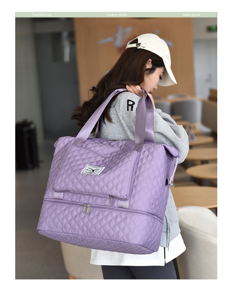 DROPASSIST 1619 Foldable Waterproof Wet Dry Hand Carry Travel Bag with ...