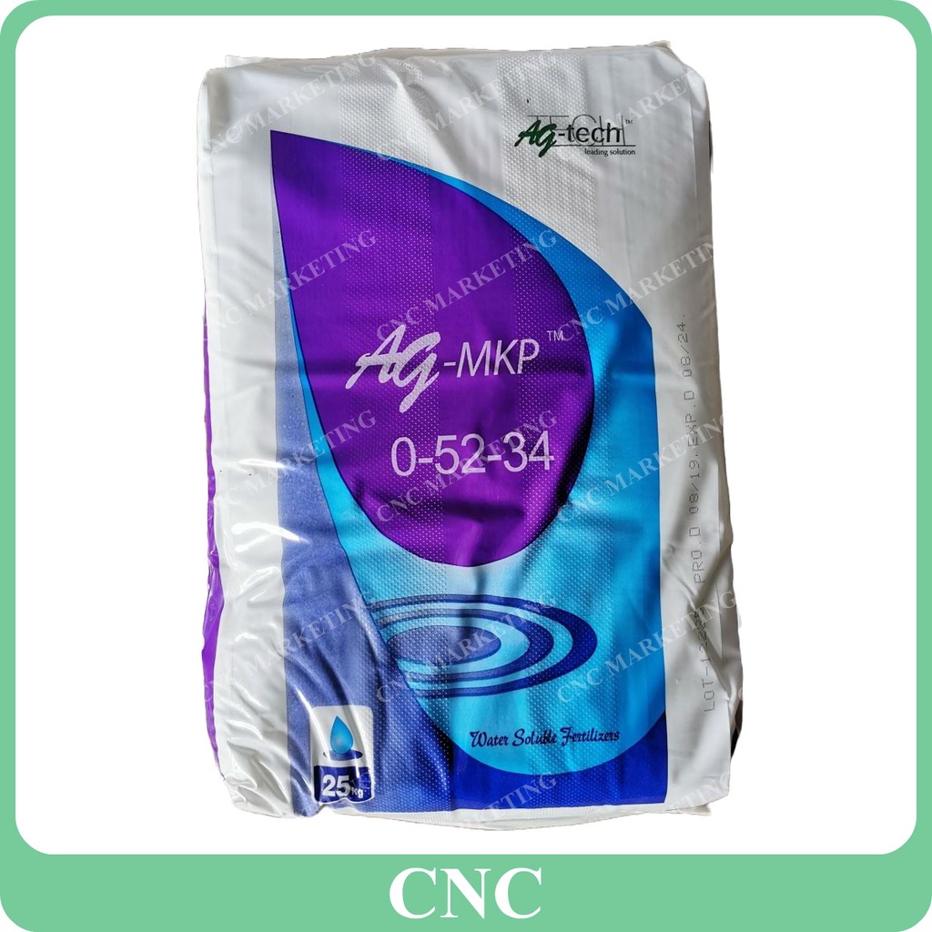 25KG AG MKP 0-52-34 Agromate Fertitrade Mono Potassium Phosphate ...