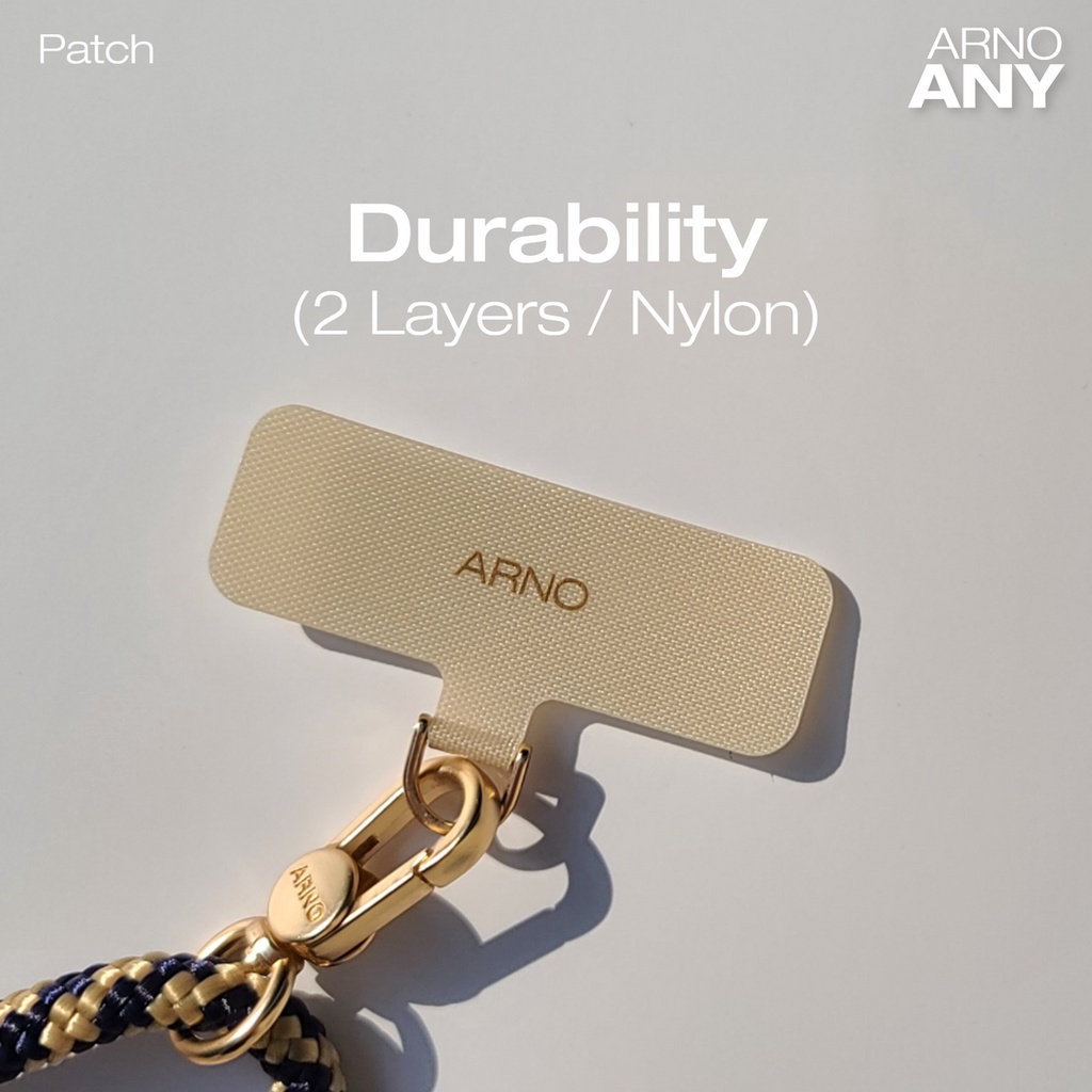 ARNO Phone Strap 'ANY+Strap' (Patch+Carabiner+Strap / 25 Types) | Shopee Malaysia