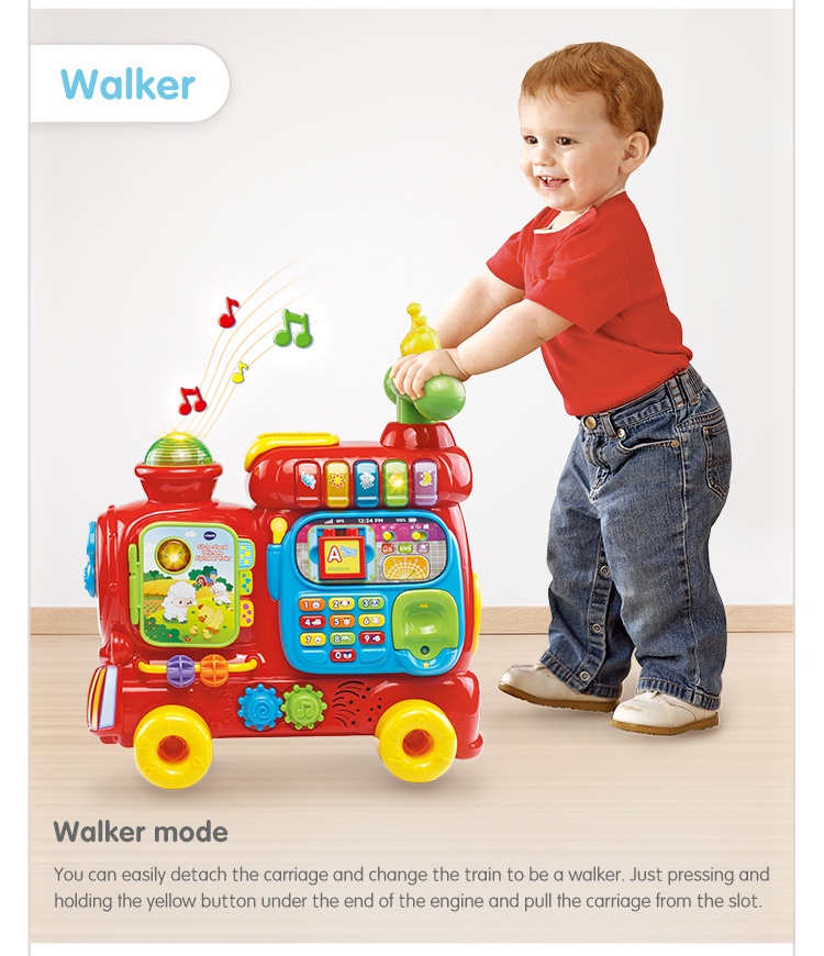 VTech 4 in 1 Ultimate Alphabet Train Ride-on Toys Learning kids toy 1 2 ...