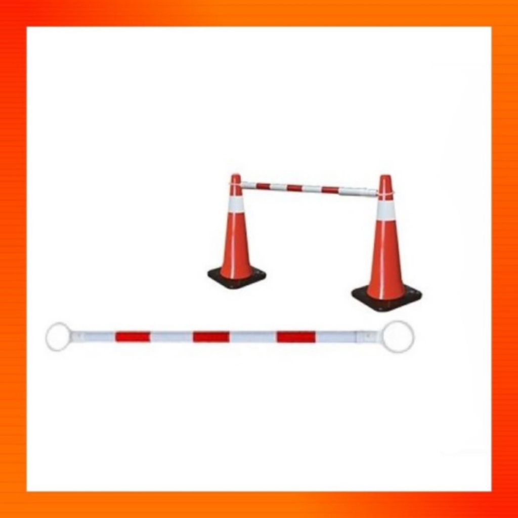 EXPANDABLE RETRACTABLE TRAFFIC CONE BAR BARRIER POLE FOR SAFETY CONE ...