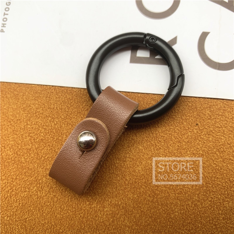 Keycord Leather Keychain Accessories Handmade Lanyard for Key Metal Key ...