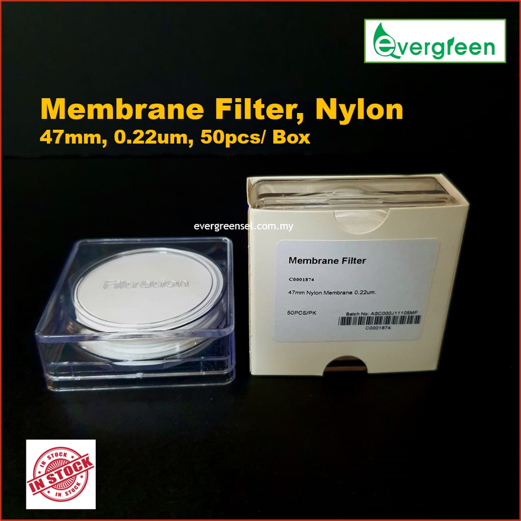 ( LOCAL READY STOCK ) 47mm Nylon/ MCE Membrane Filter, 0.22um/0.45um ...