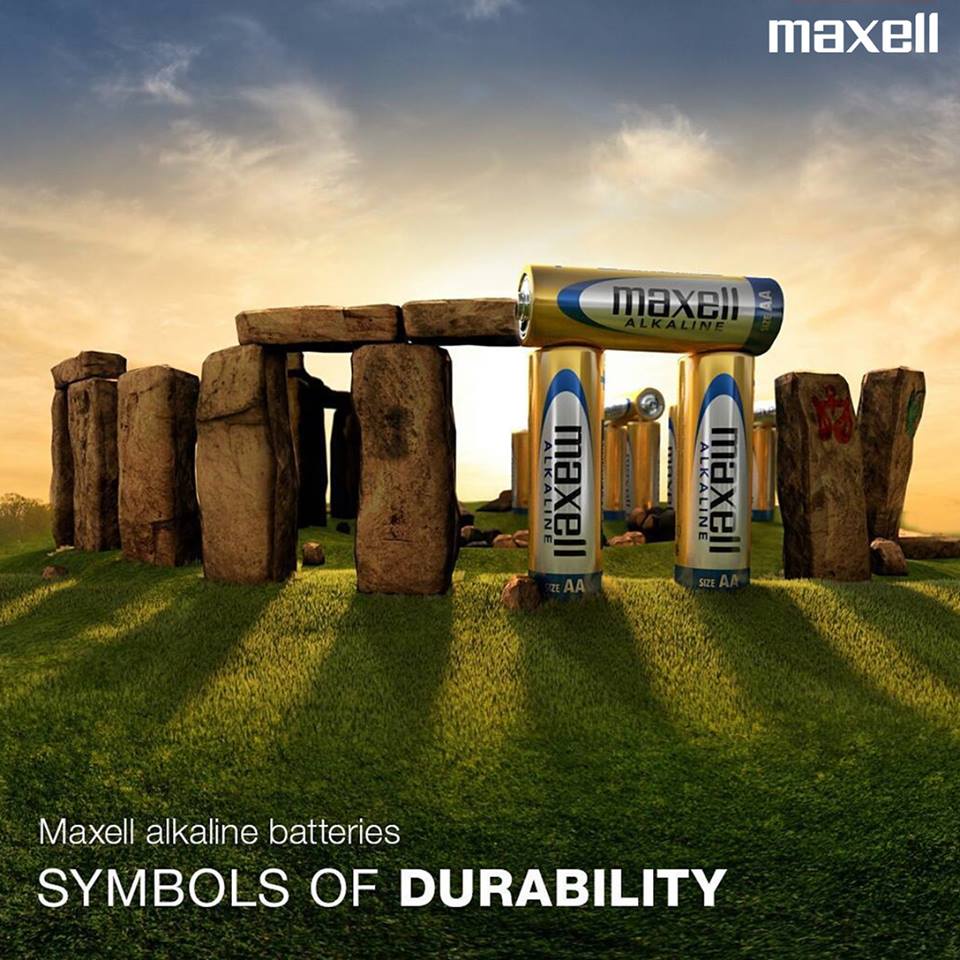 (Original) Maxell AAA 1.5V Long Lasting Alkaline Battery (2pcs/4pcs ...