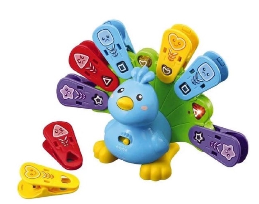 Original Vtech V-Tech Feathers & Feelings Peacock Kids Musical ...