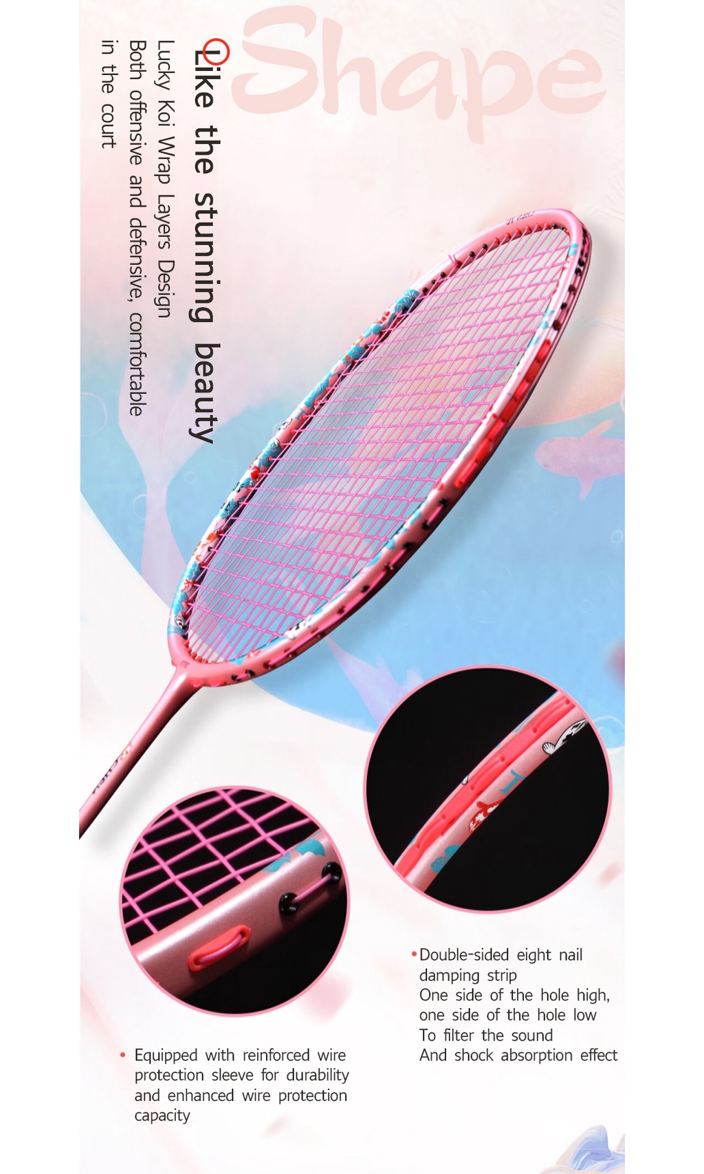 Alpsport CY Women G6 5U 75G Super Light Max 22~30 Lbs 100% Original ...