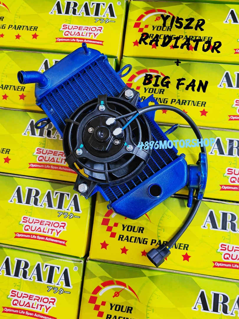 ARATA RACING RADIATOR TANK WITH BIG FAN LC135 Y15ZR LC 135 Y15 TANGKI ...