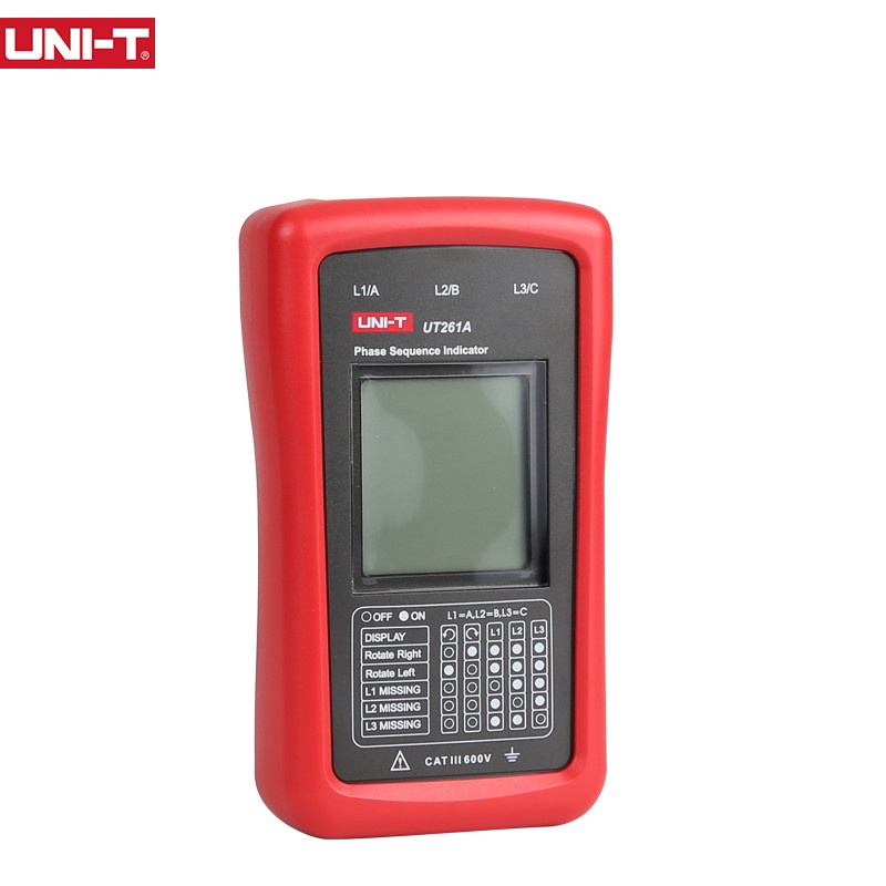 UNI-T UT261A UT261B Phase Sequence and Motor Rotation Indicator 3-Phase ...