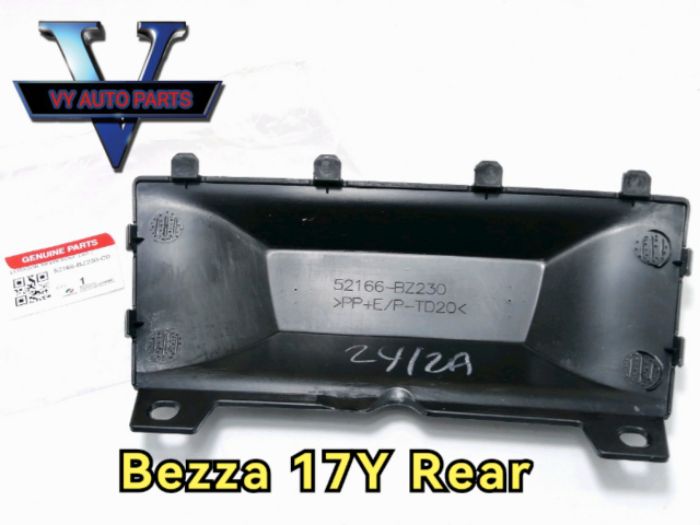 Original Bezza 2017 2018 Bumper Towing Cover Bumper Penutup Belakang ...
