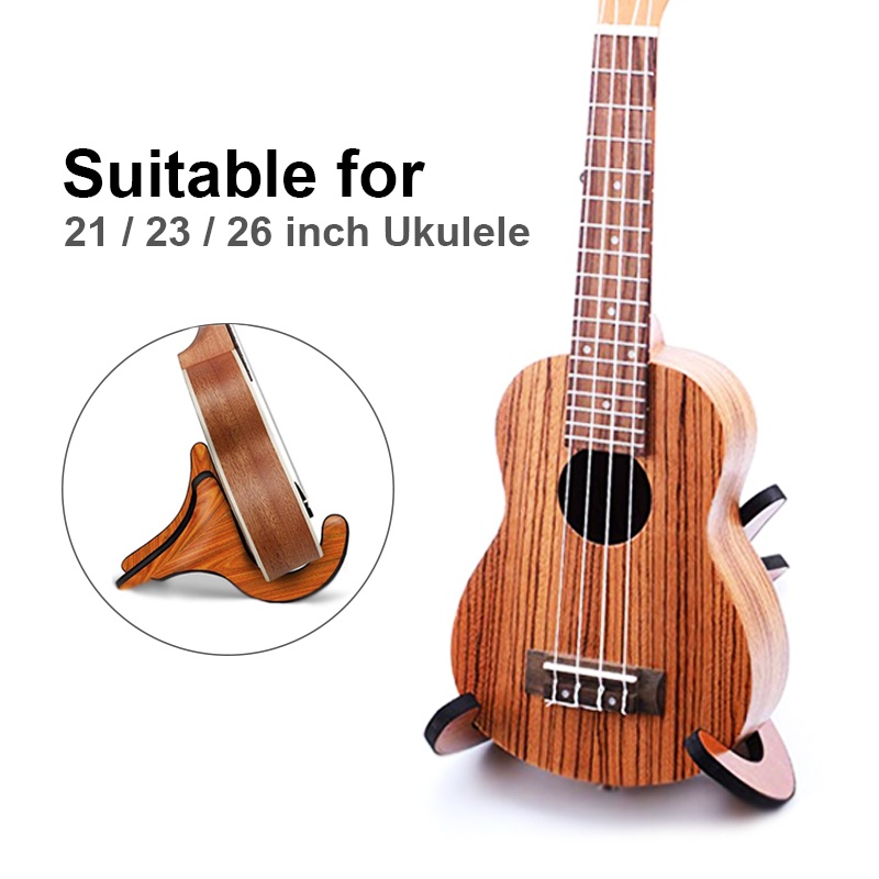 Foldable Wooden Ukulele Holder Stand | 21 23 26 Inch 寸 Soprano, Concert ...