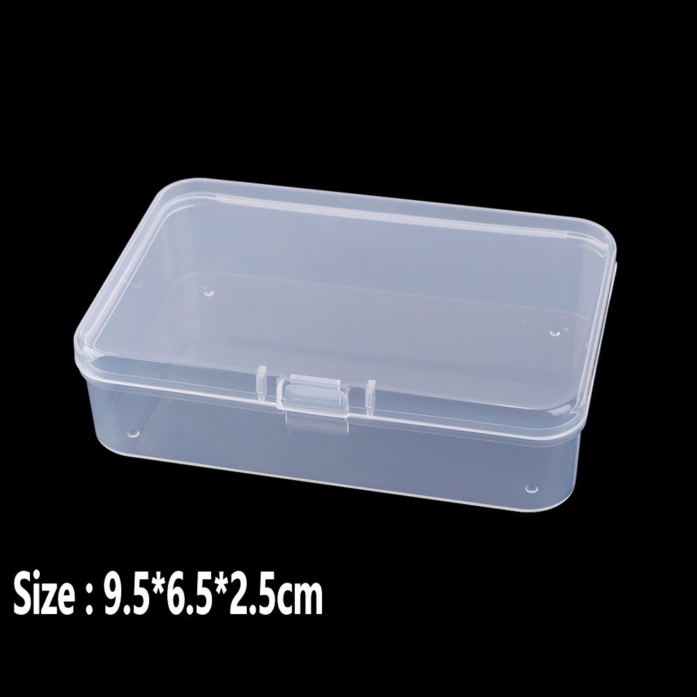 6Pcs Multiple Sizes Mini Plastic Box Dustproof Durable Strong Jewelry ...