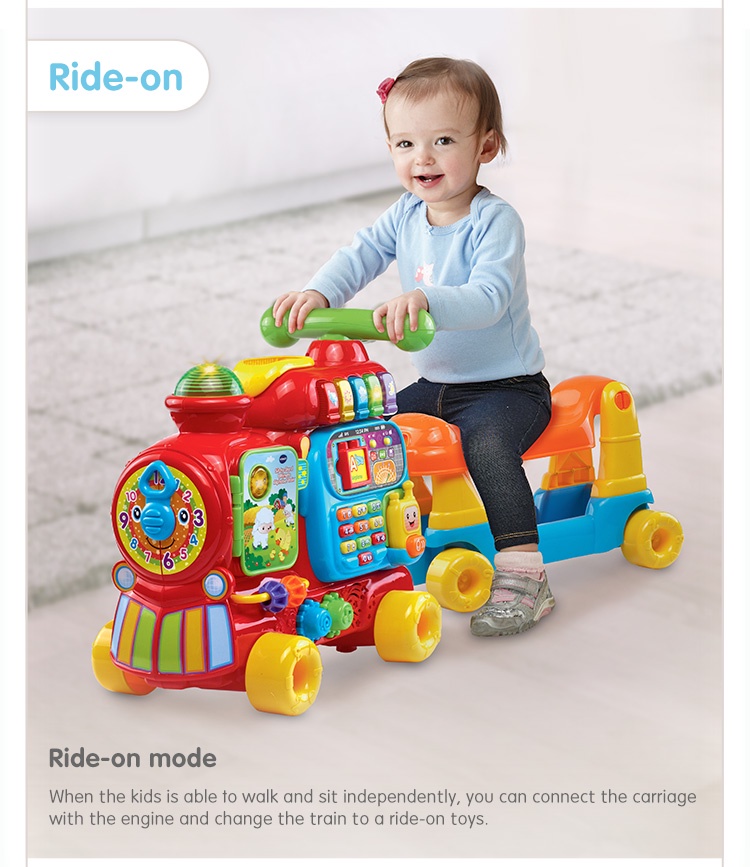VTech 4 in 1 Ultimate Alphabet Train Ride-on Toys Learning kids toy 1 2 ...