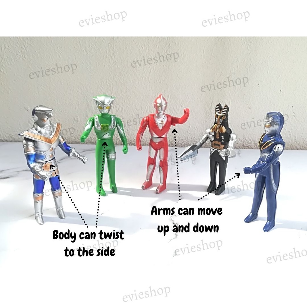 18 Pcs Ultraman Figurine Set Patung Ultraman Cake Topper Mainan ...