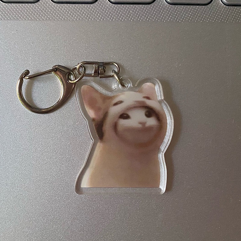 Cute Cheems Pet Keychain Funny 4-5CM Acrylic Pendant Birthday Small ...