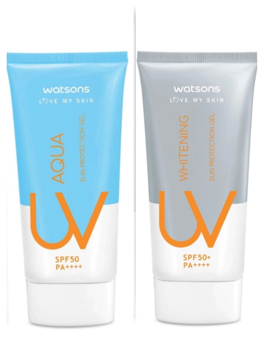 Sunscreen Watson Aqua | Whitening UV Sunblock Gel Sun Protection Cream ...
