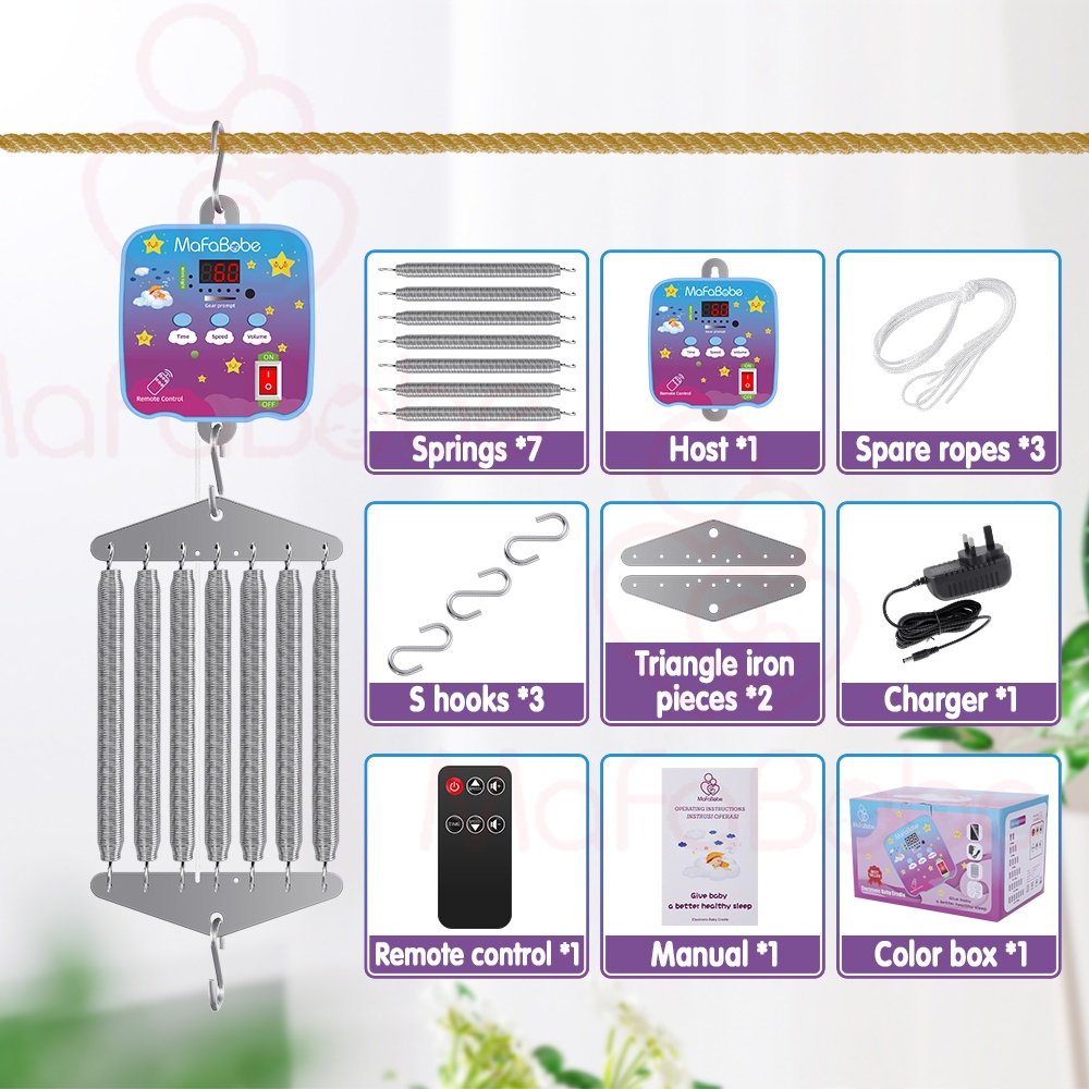 MaFaBabe Electronic remote control cradle controller Baby Cradle IBABY ...