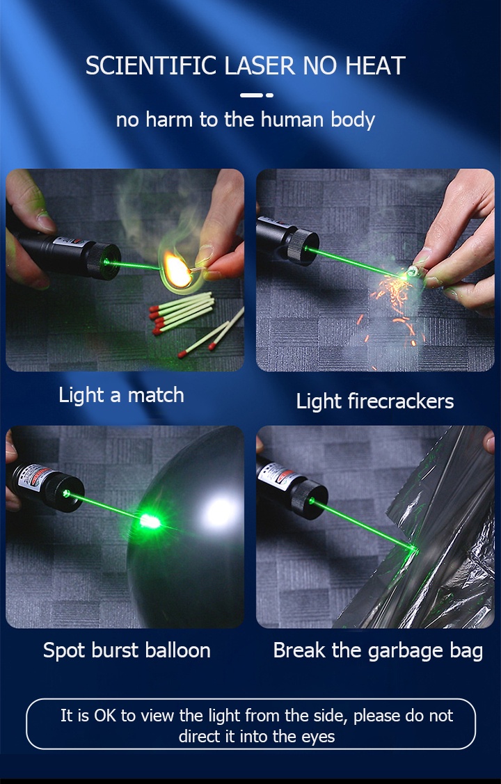 532nm Rechargeable Green Laser Sight Lasers Pointer Powerful Device ...