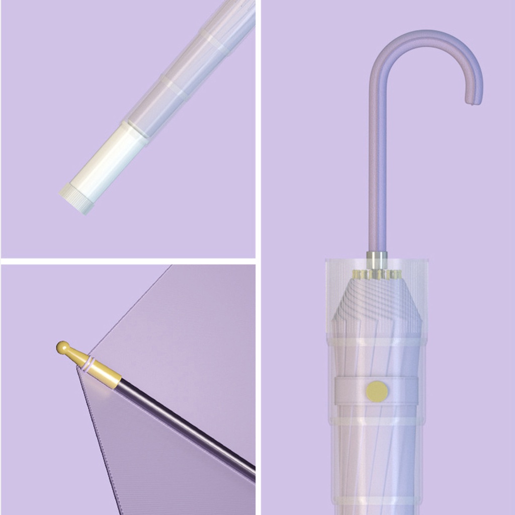 120cm 16 Bones Waterproof Drip Proof With Case Long UV Protection ...