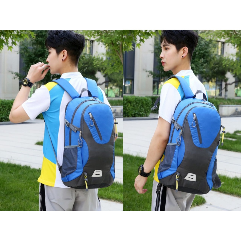 70L Large Capacity Backpack Waterproof Beg Hiking Bag Military Daki ...