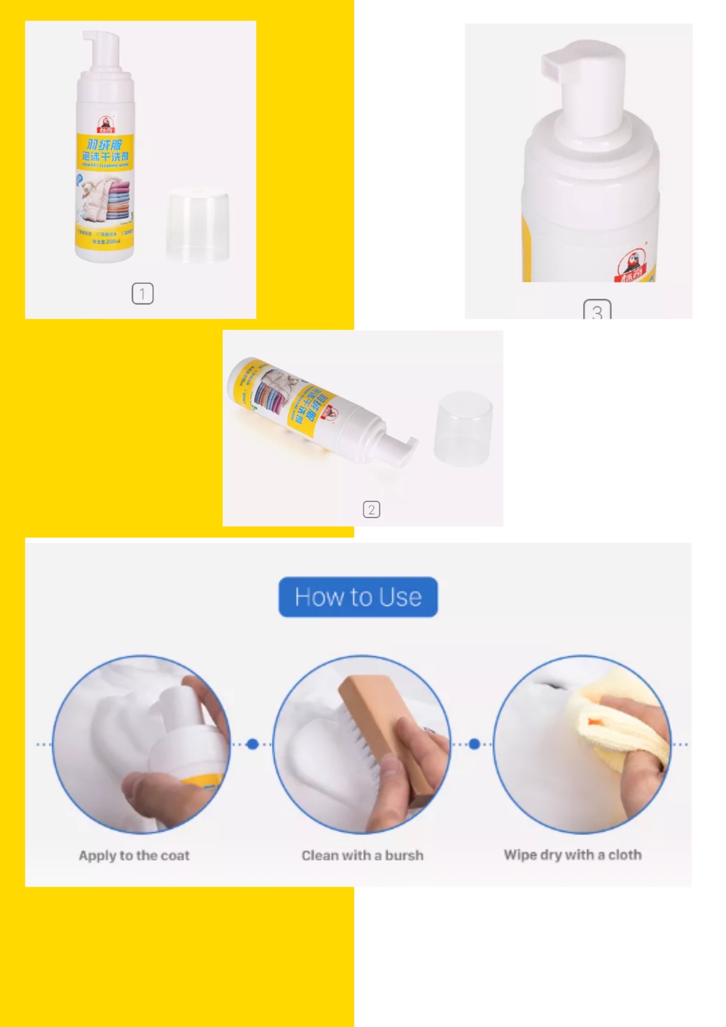 Biaoqi Dry Cleaner Garment Down foam Dry Cleaning Agent Down Jacket ...