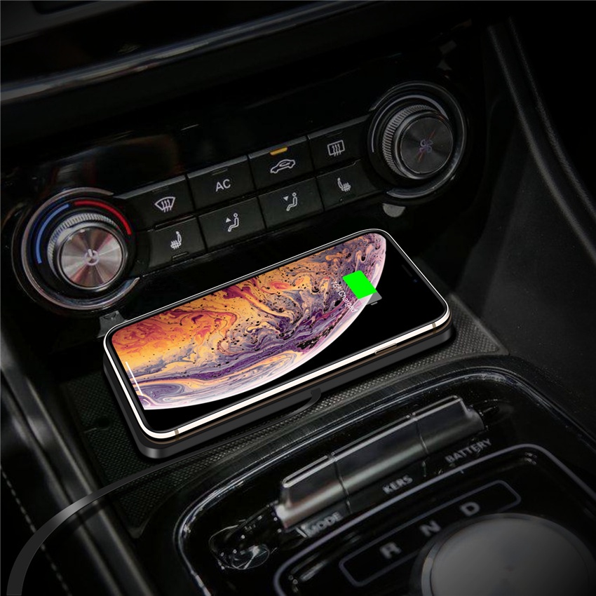 15W Car Wireless Charger Mat Silicone Non-Slip Pad for Phone Chargers ...