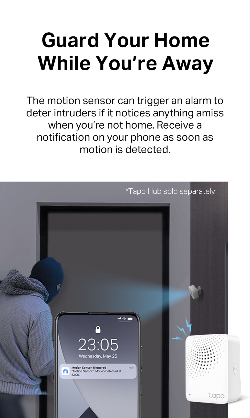 TP-Link Smart Home Human Body Motion Sensor Tapo T100 | Shopee Malaysia