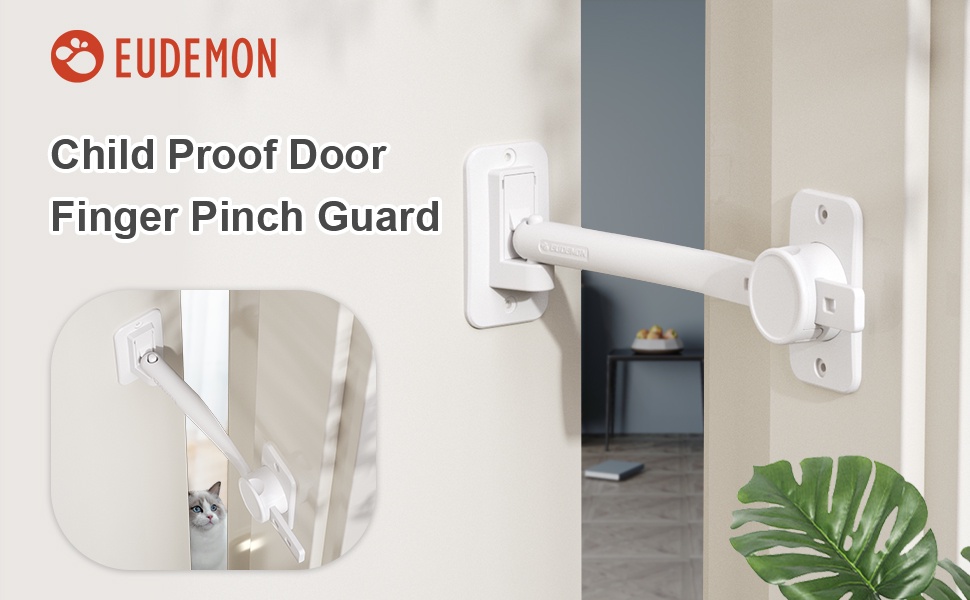 EUDEMON Child Proof Finger Pinch Guard Baby Door Stopper Latch ...