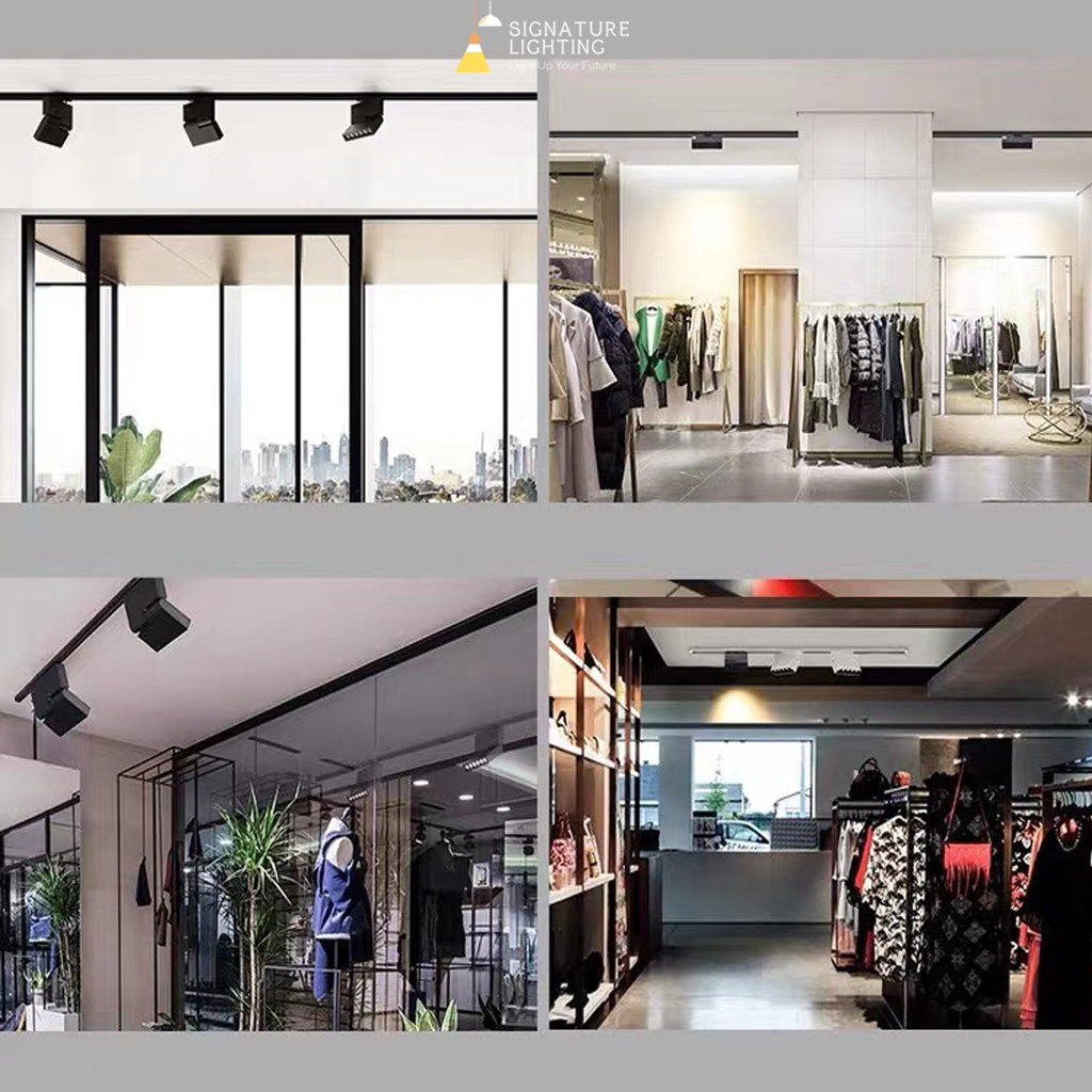 Linear Led Track Light Adjustable Type 12w 20w Fold up & Down 180 ...