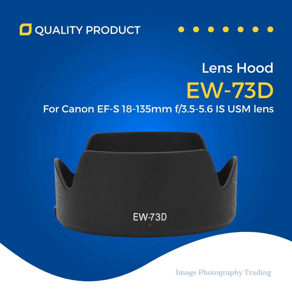 EW-73D EW73D Lens Hood For Canon EF-S 18-135mm f3.5-5.6 IS USM Lens ...