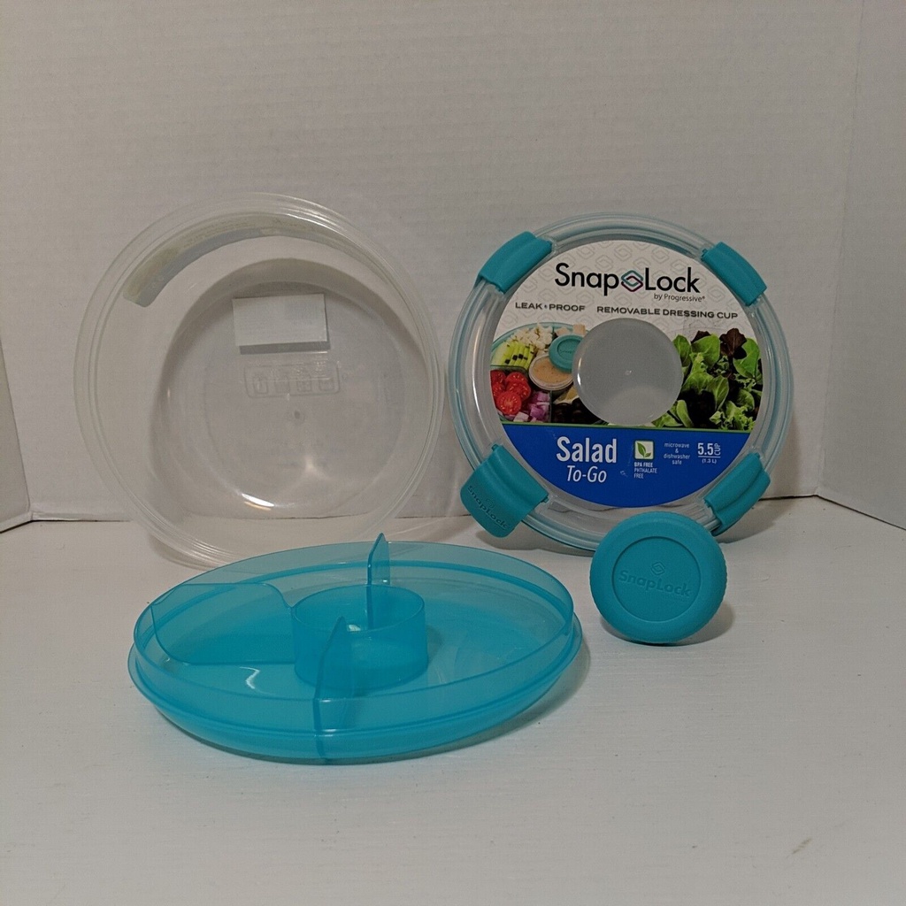 SnapLock by Progressive Salad to-Go Container Salad Bowl Container ...