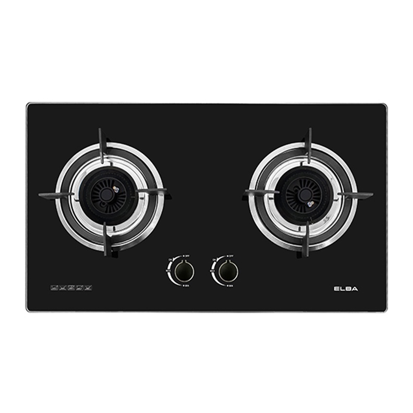 Elba 2 Burner Built-In Glass Gas Cooker Hob EGH-M8442G(BK) | Shopee Malaysia