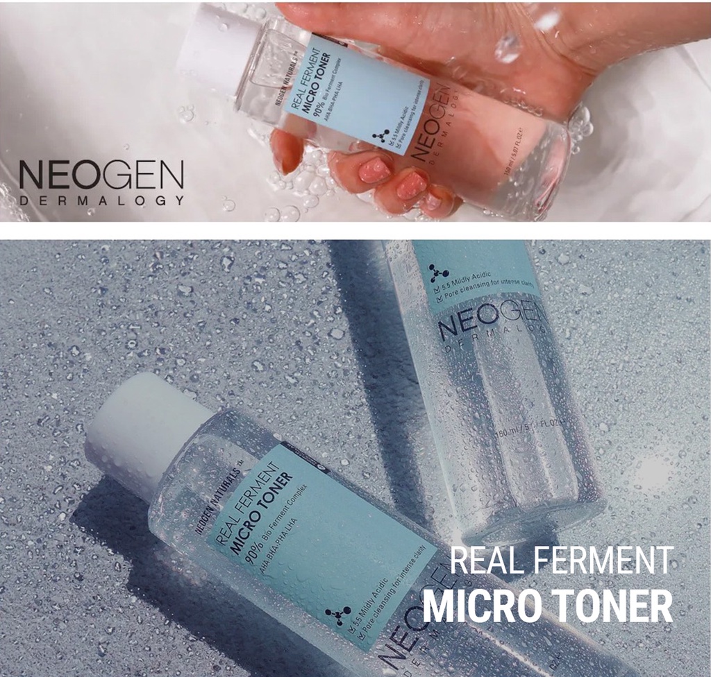 [NEOGEN DERMALOGY] Real Ferment Micro Toner (5.07 oz / 150ml) | Shopee ...