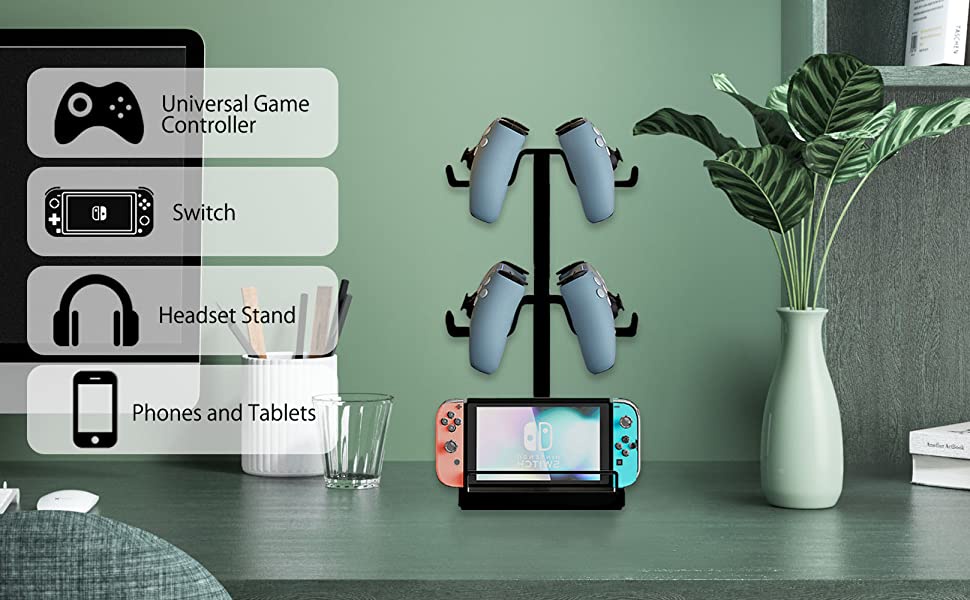 Controller Holder,Game Controller Headphone Hooks,Headset & Controller ...
