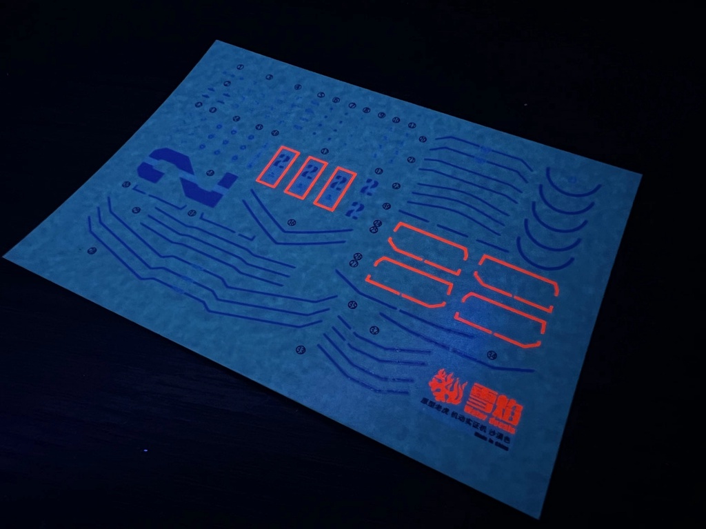 [Snow Flame] Waterslide Decal - HG 1/144 Prototype Gouf / Sand /Blue ...