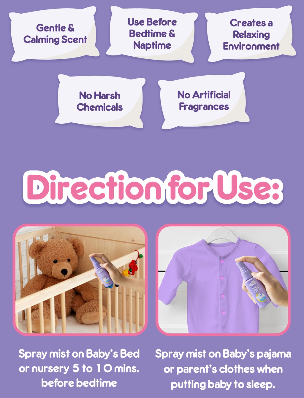Tiny Buds Sleepy Nights Baby Bedtime Mist Fabric Spray | Shopee Malaysia