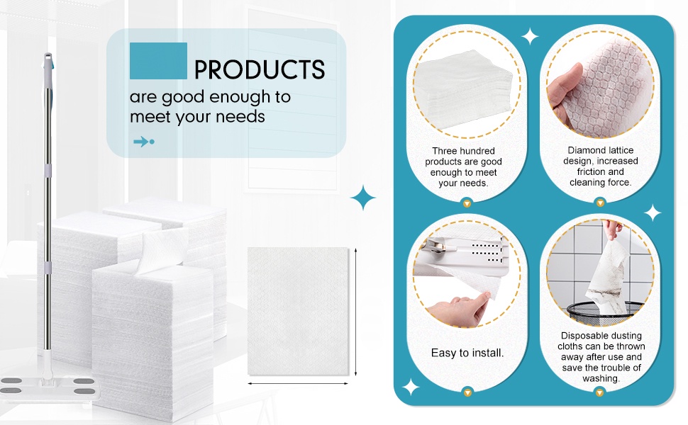 Floor Tissue Roll Kitchen Wipes Kitchen Tisu Wet Tissue Dry Mop Refills ...