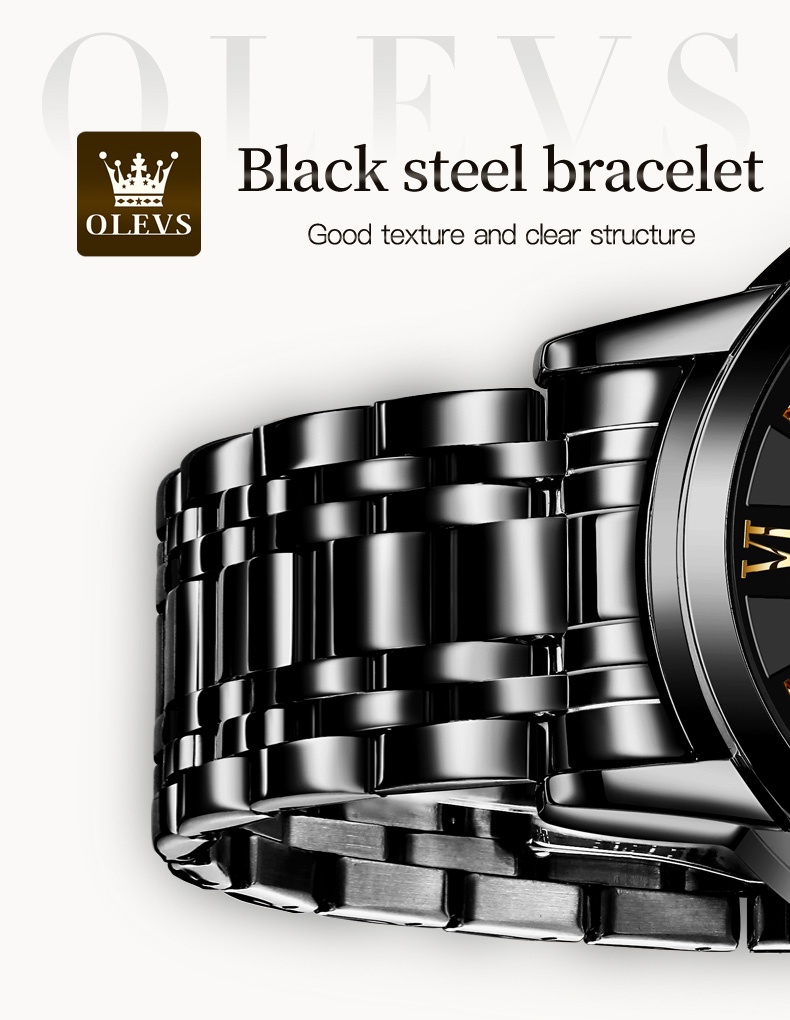 OLEVS Original Jam Tangan Lelaki Automatic Men's Watch Luxury ...