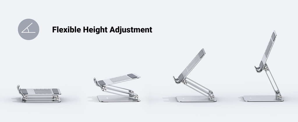 UGREEN Tablet Stand Holder for Desk Dual Rod Support Aluminum Tablet ...