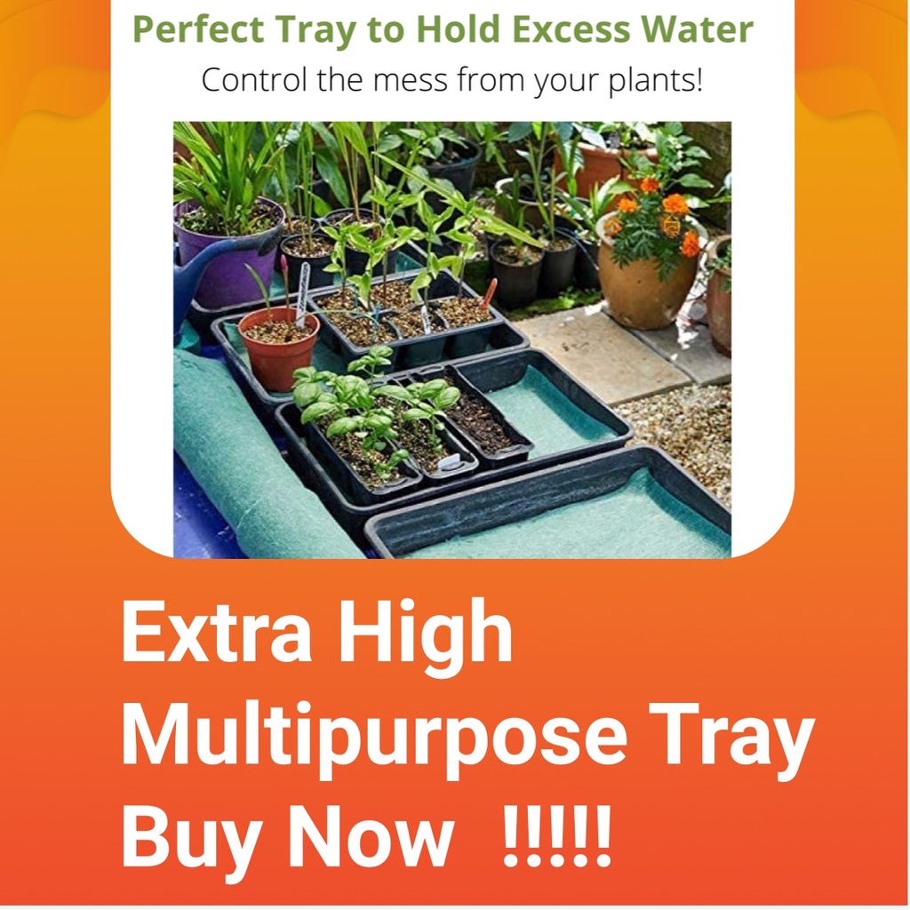 Multi Use Car Boot Tray | Plastic Multipurpose Wet Dry Black Stall Tray ...