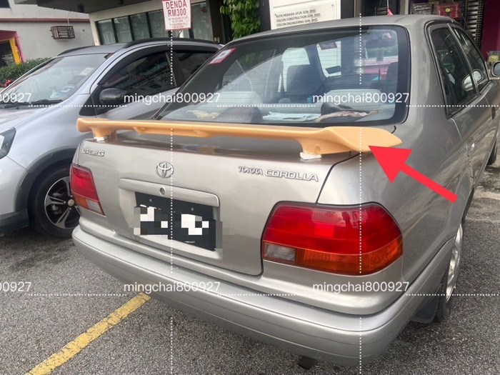 TOYOTA SEG TRD SPOILER ABS | Shopee Malaysia