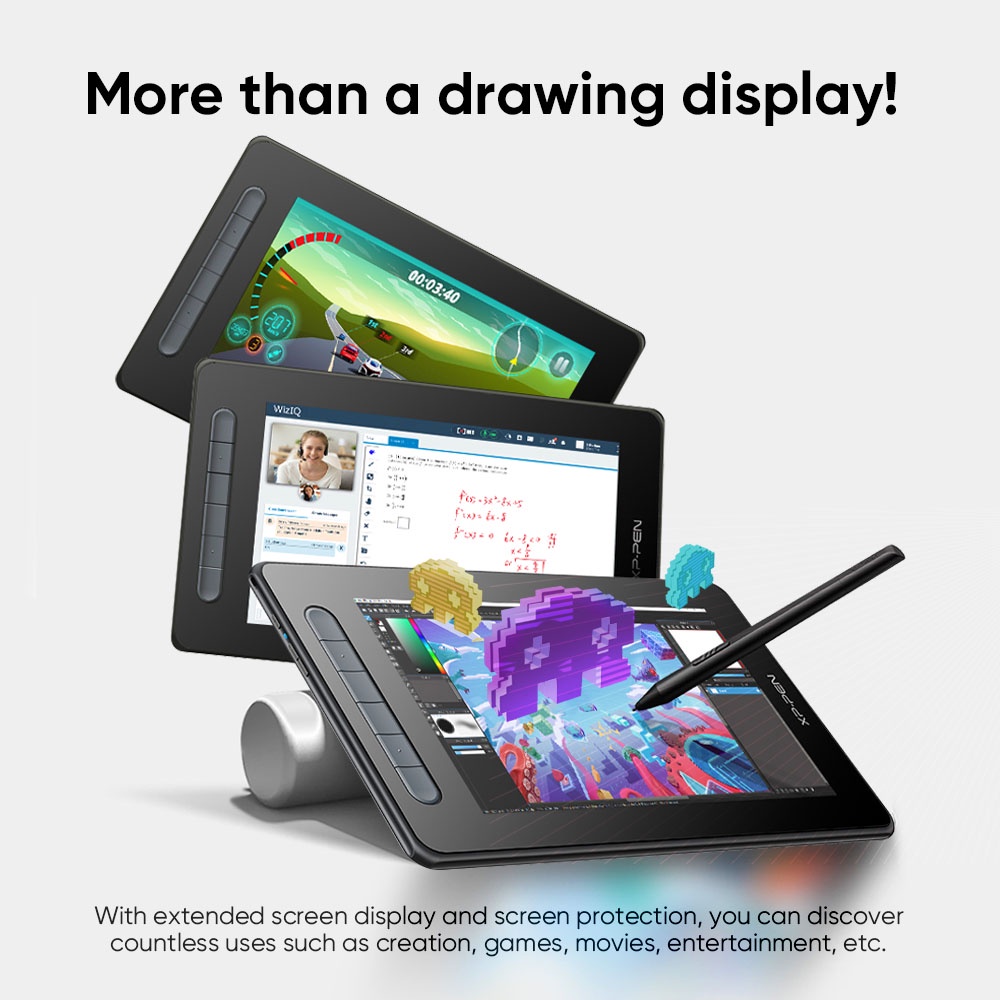XPPen Artist 10 2nd Pen Display Drawing Monitor Drawing Display With X3 Pen Drawing Tablet ...