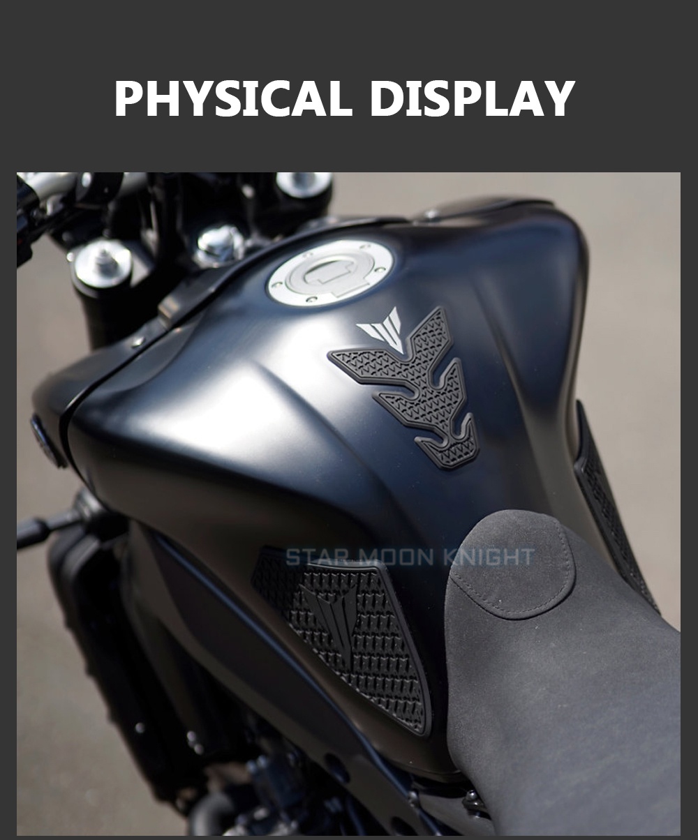 For Yamaha MT-09 MT 09 MT09 from 2021 - Side Fuel Tank pad Tank Pads ...