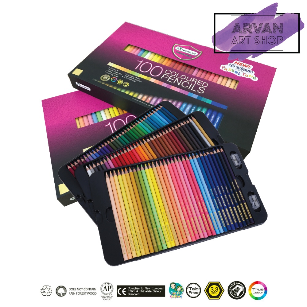 Master Art Master Series Coloured Pencils (24/36/48/60/72/100/ 124 ...