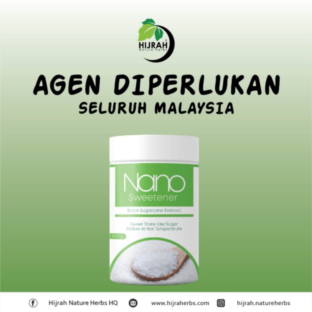 Hijrah Nature NANO SWEETENER Healthy Natural Low Glycemic Index ...